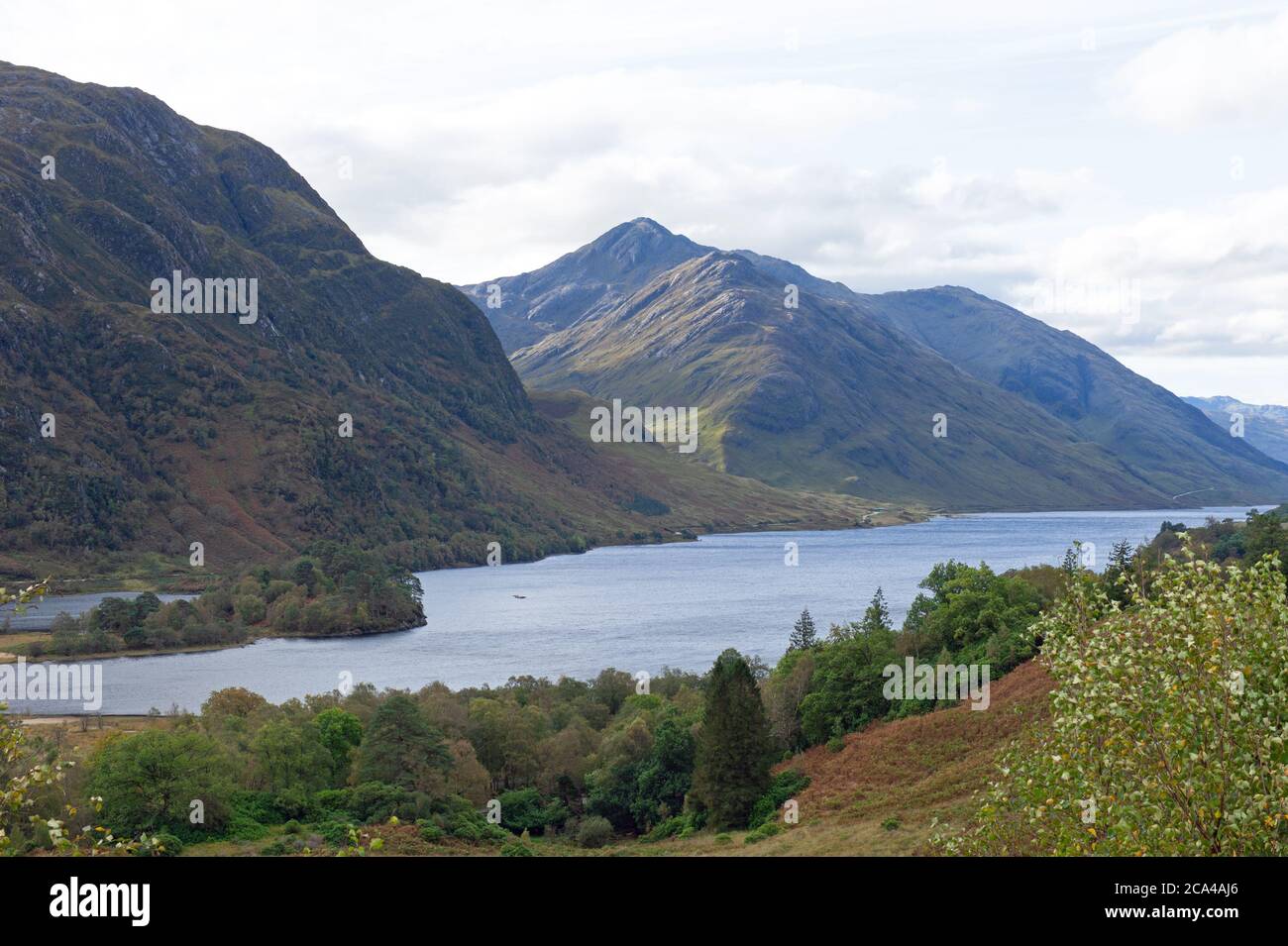 Scottish landscape with valley hi-res stock photography and images - Alamy