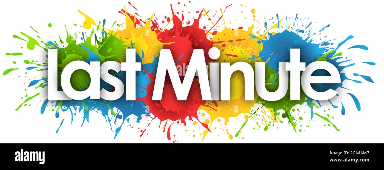 Last Minute in splash’s background Stock Photo - Alamy