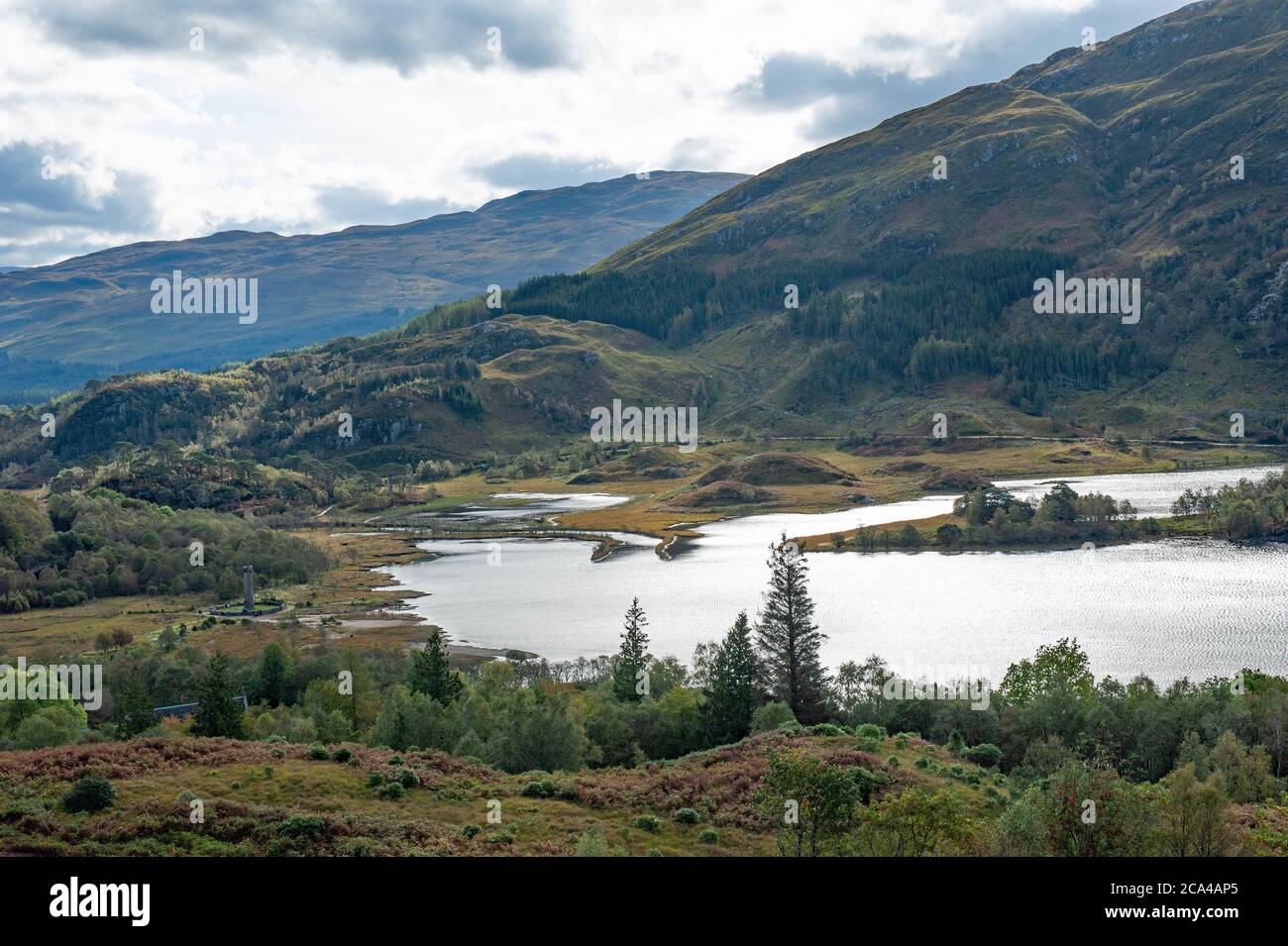 Scottish landscape with valley hi-res stock photography and images - Alamy