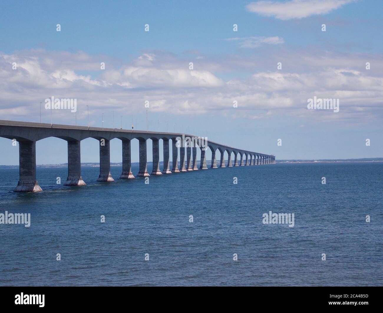 Confederation bridge canada longest bridge hi-res stock photography and ...