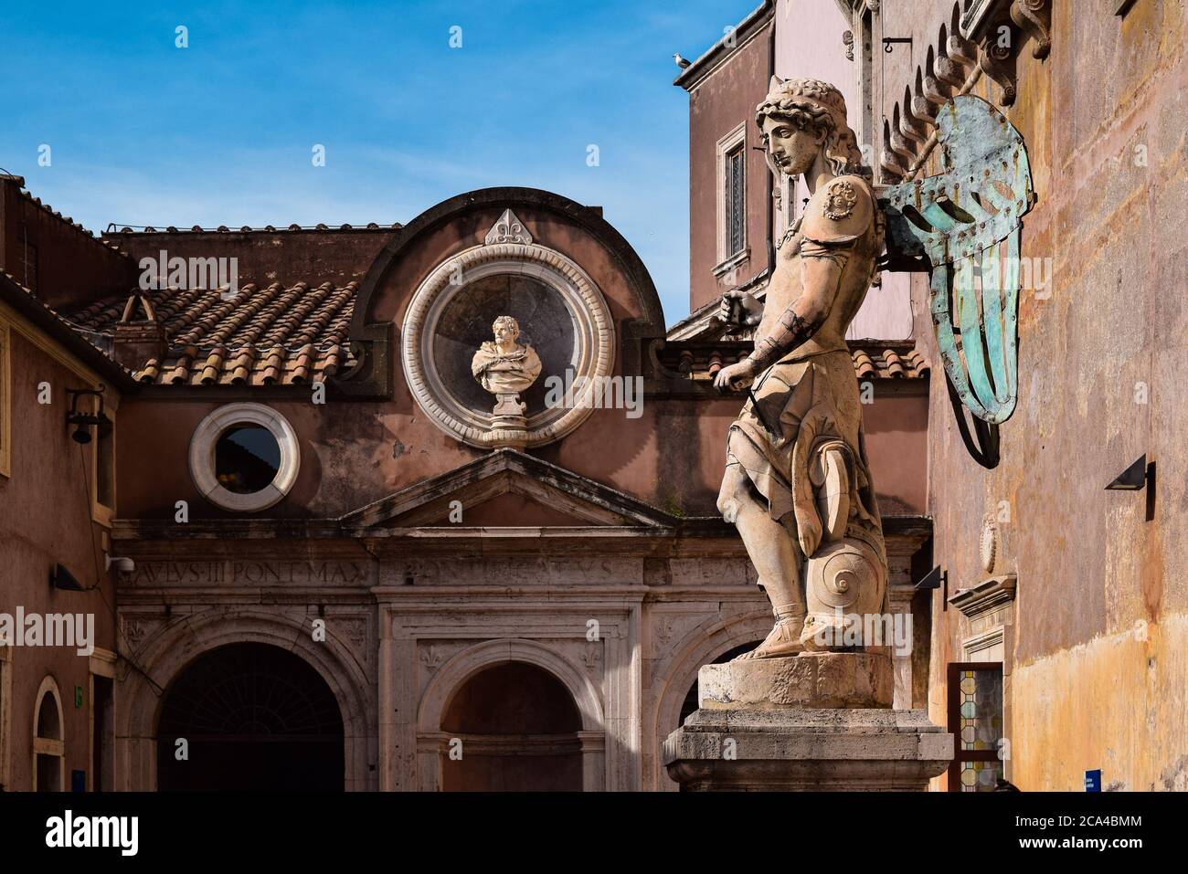 The Mausoleum of Hadrian, usually known as Castel is a towering ...
