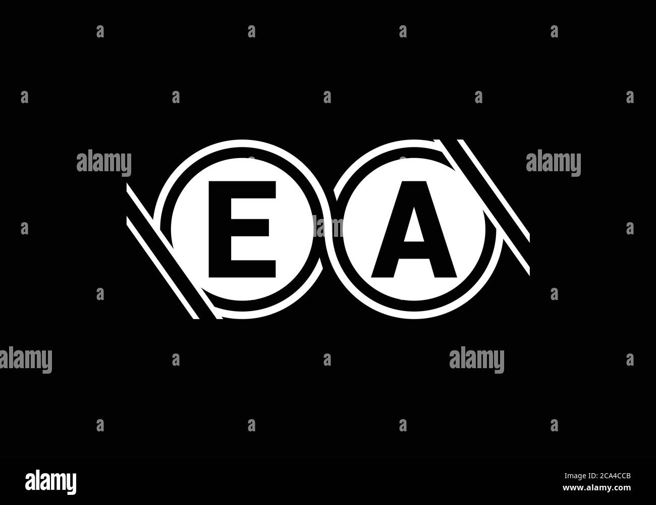 E A Initial Letter Logo design, Graphic Alphabet Symbol for Corporate ...