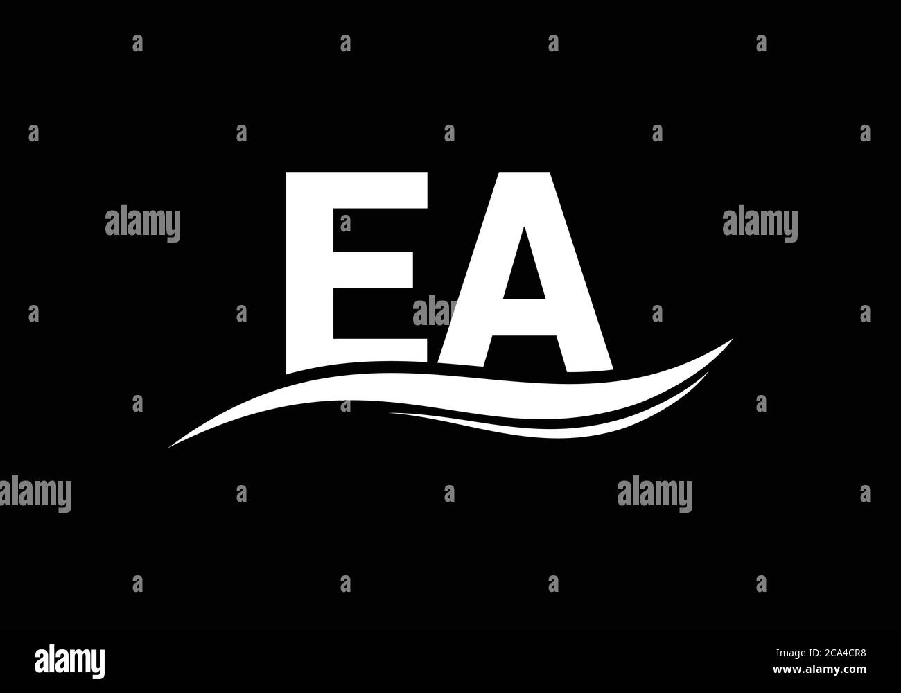 E A Initial Letter Logo design, Graphic Alphabet Symbol for Corporate ...