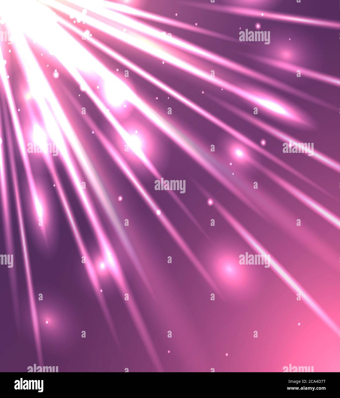 Vector illustration with the explosion and bright rays. Vector element ...