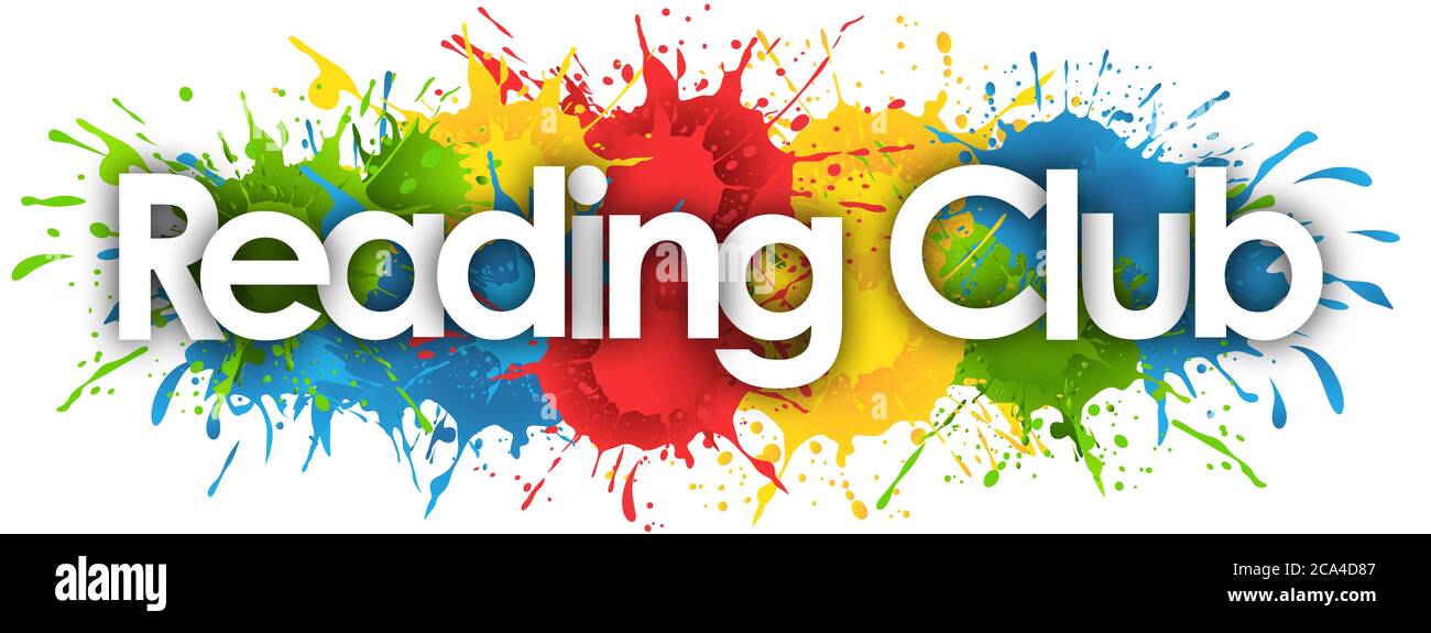 Reading Club in splash’s background Stock Photo - Alamy