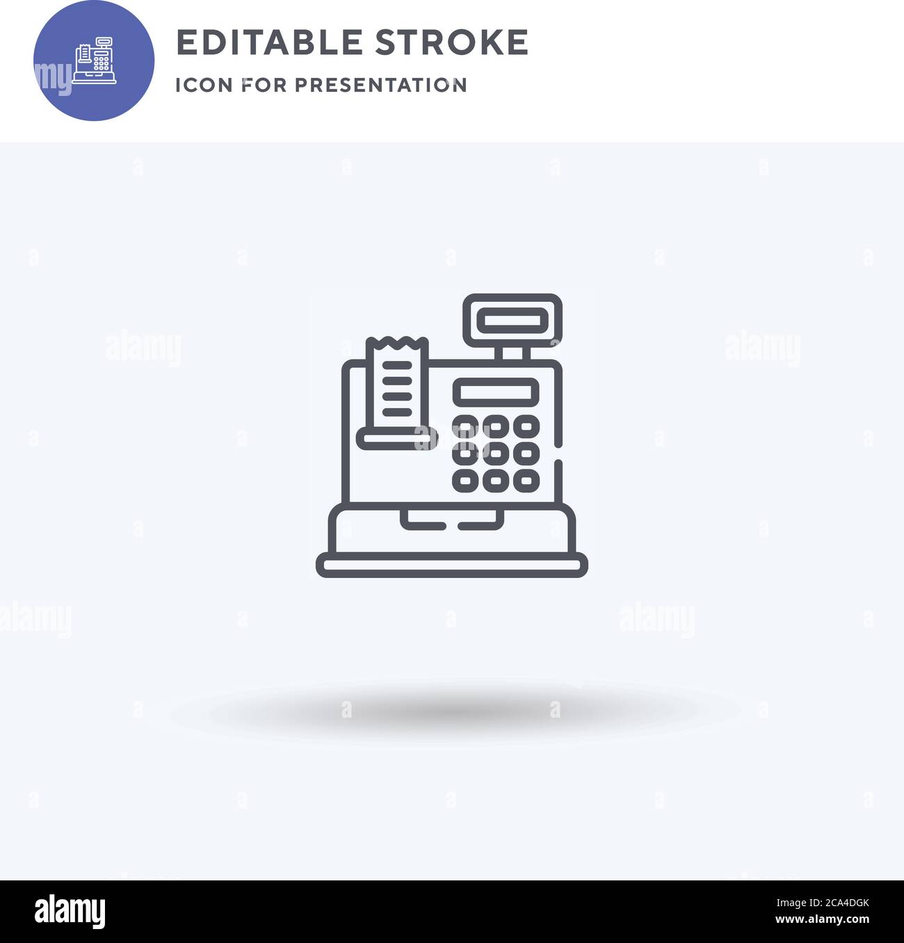 Register icon vector, filled flat sign, solid pictogram isolated on ...