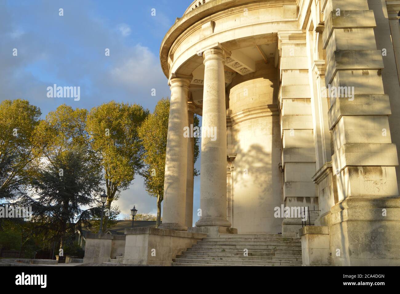pillars of an old church Stock Photo - Alamy