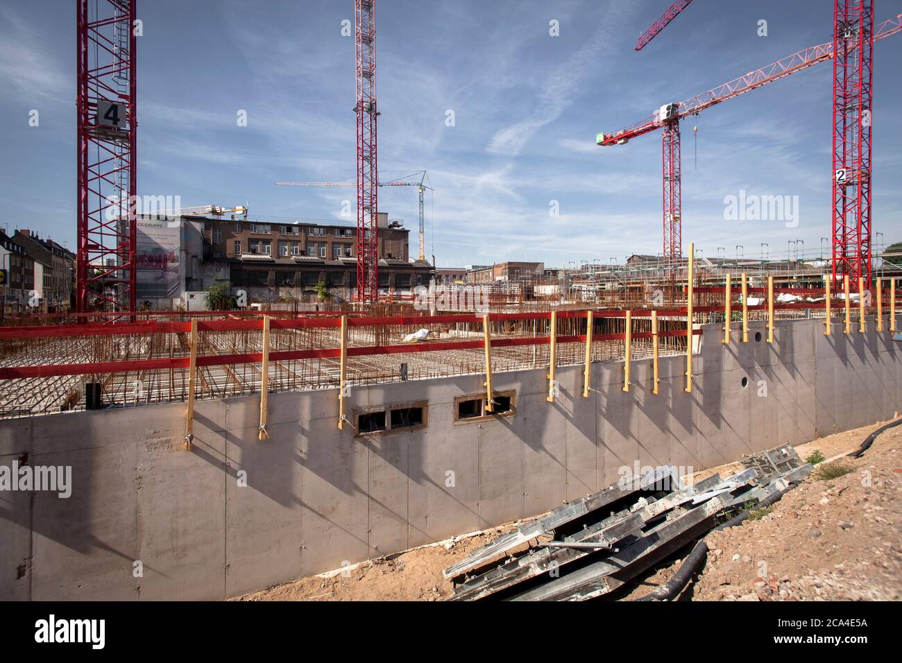construction site of the COLOGNEO quarter on a partial area of the ...