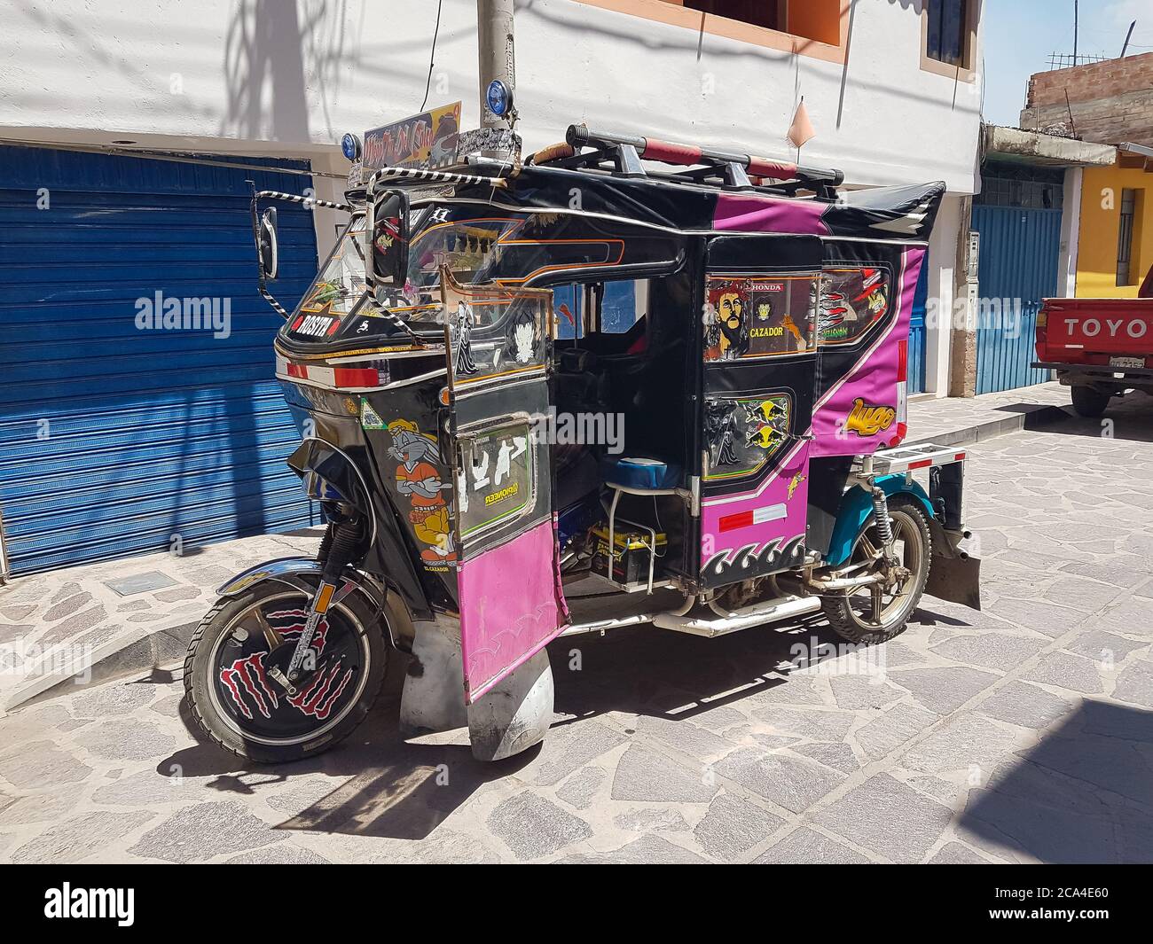 Motorcycle taxi lima peru hi-res stock photography and images - Alamy