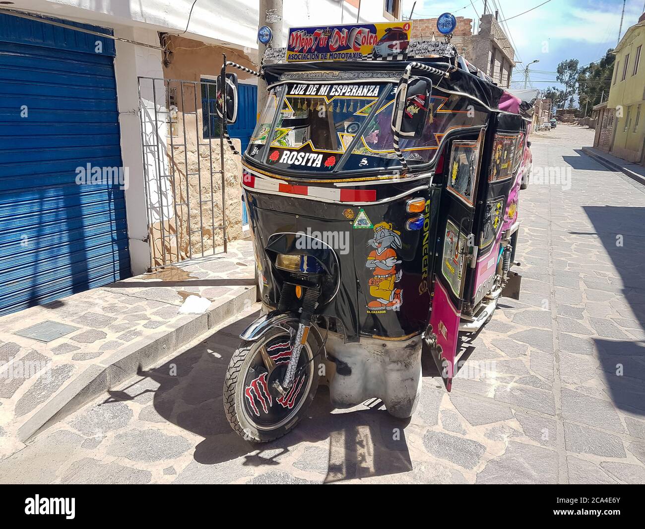 Motorcycle taxi lima peru hi-res stock photography and images - Alamy