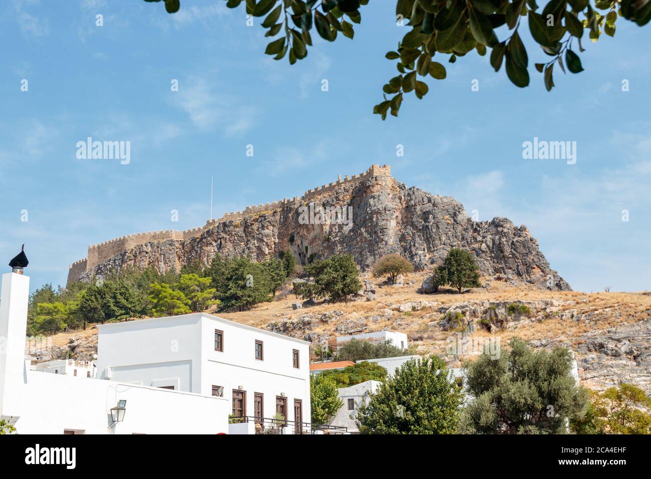 Lindos acropolis ancient ruins hi-res stock photography and images - Alamy