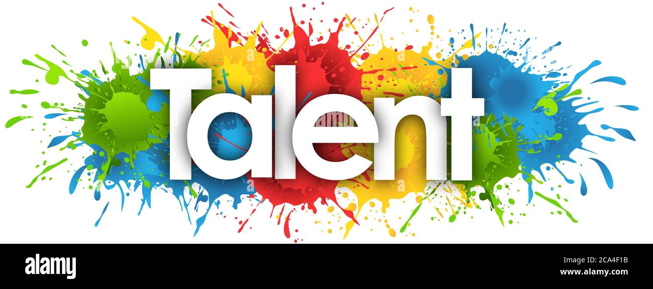 Talent Show in splash’s background Stock Photo - Alamy