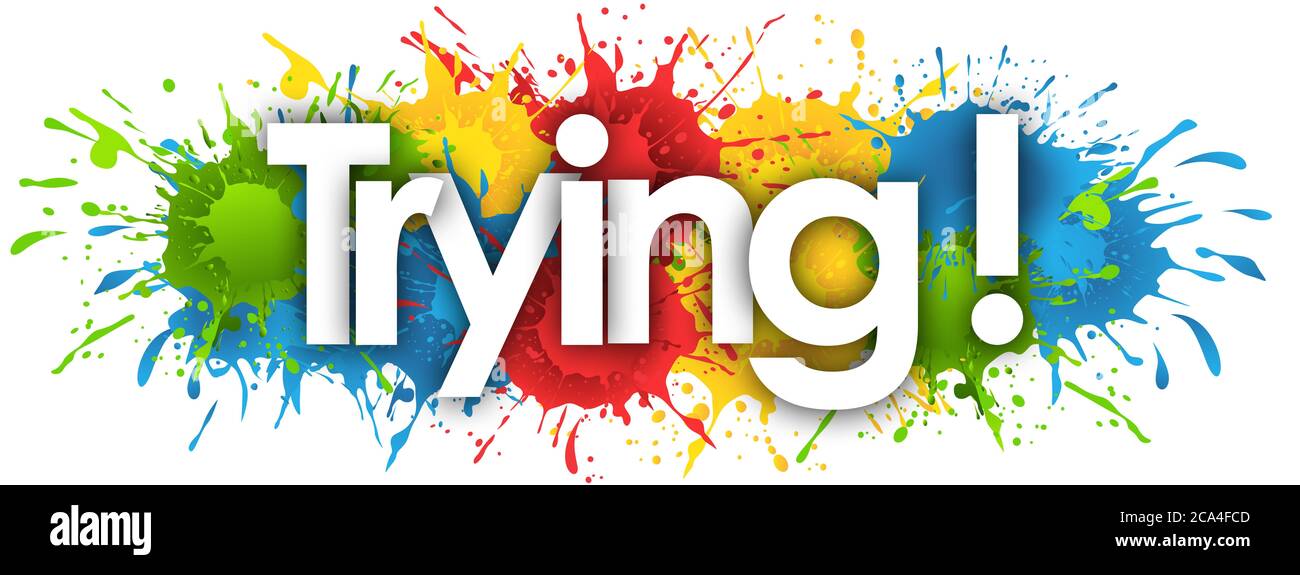 Trying in splash’s background Stock Photo - Alamy