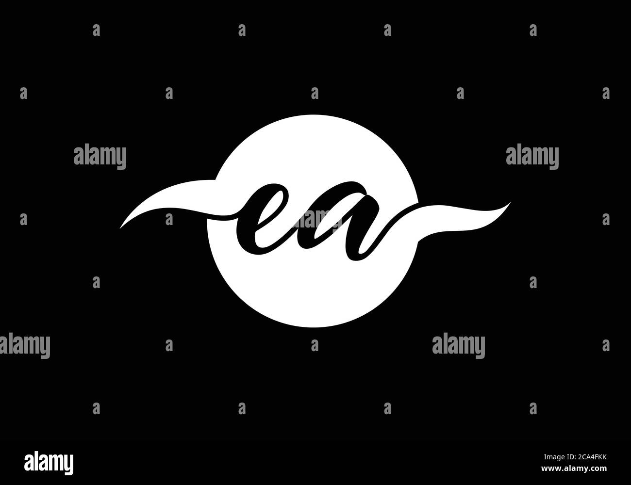 E A Initial Letter Logo design, Graphic Alphabet Symbol for Corporate ...