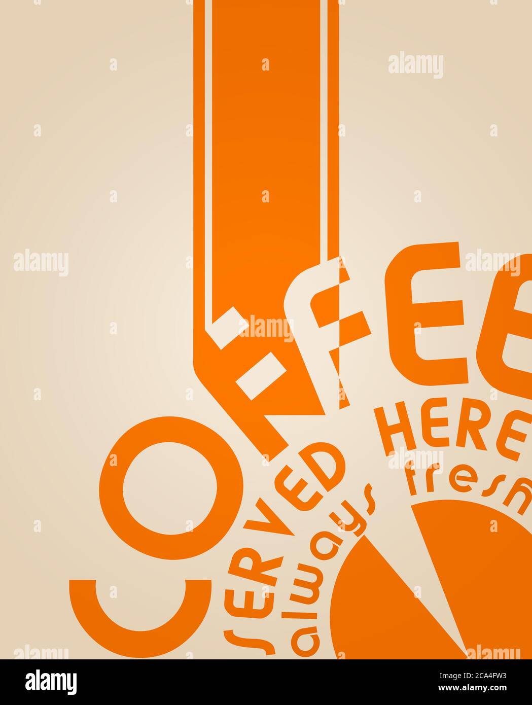 coffee design, background, vintage/retro style Stock Vector Image & Art ...