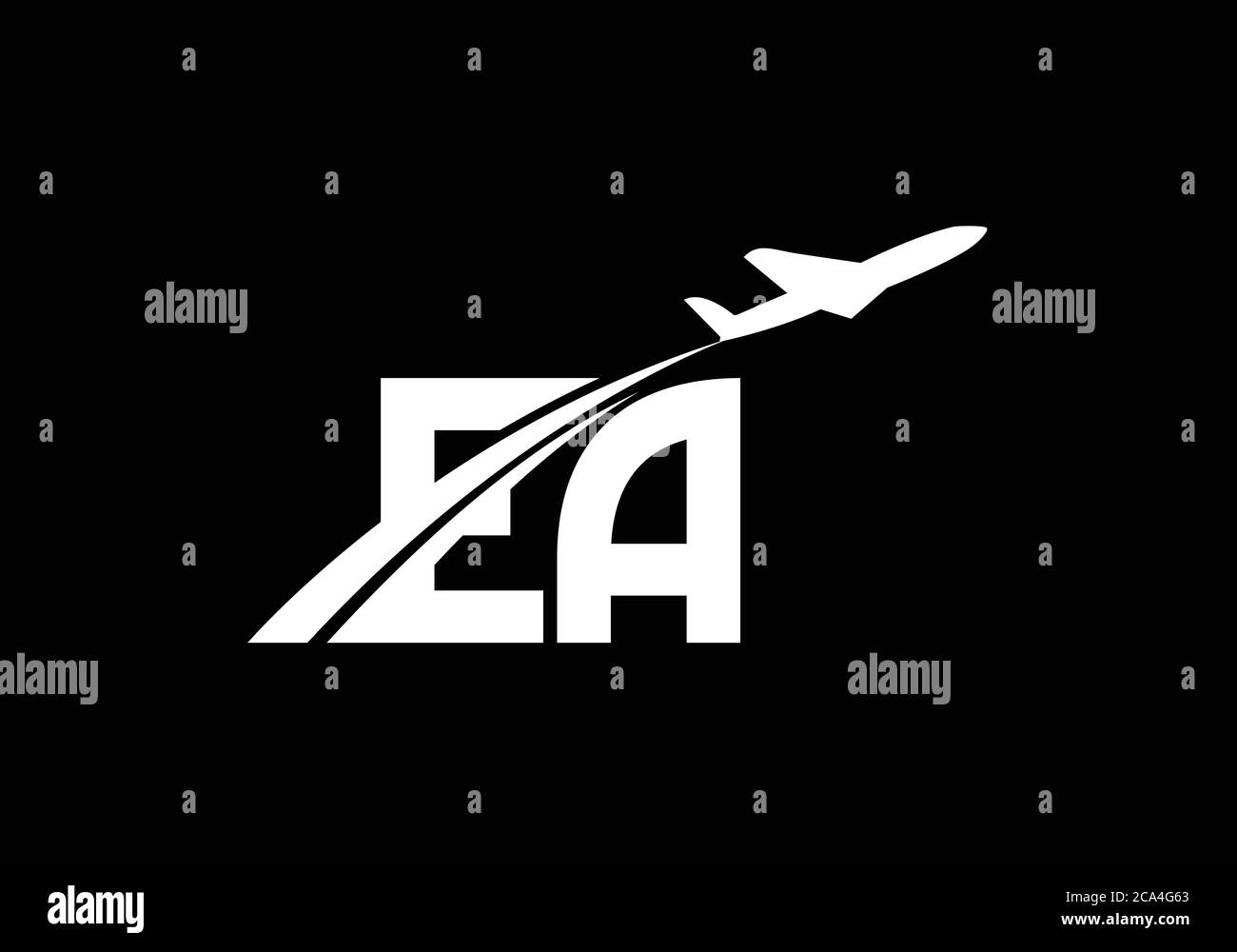 E A Initial Letter Logo design, Graphic Alphabet Symbol for Corporate ...
