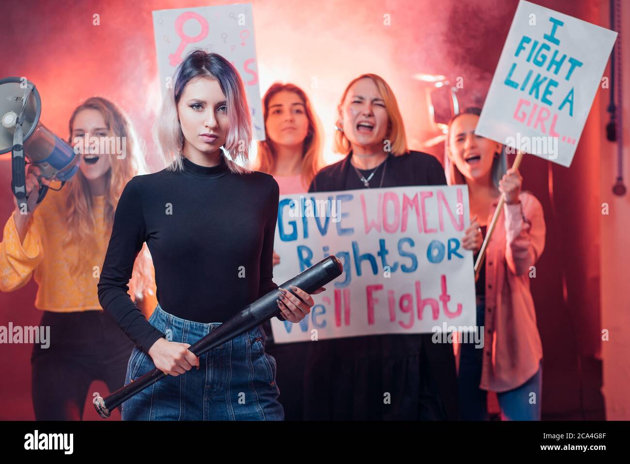 Women Fighting Over Clothing High Resolution Stock Photography and ...