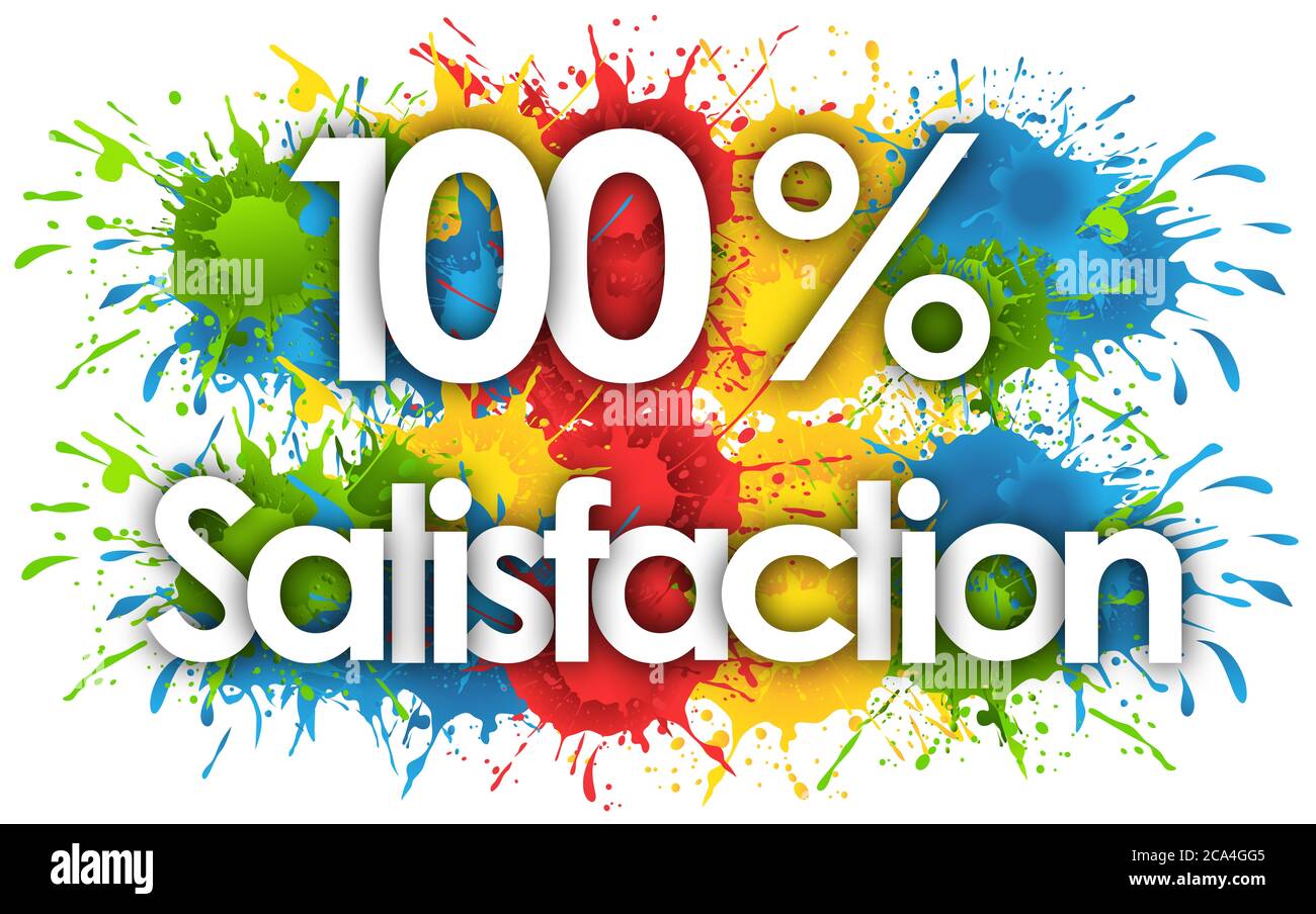 Satisfaction in splash’s background Stock Photo - Alamy