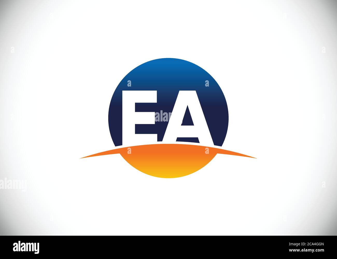 E A Initial Letter Logo design, Graphic Alphabet Symbol for Corporate ...