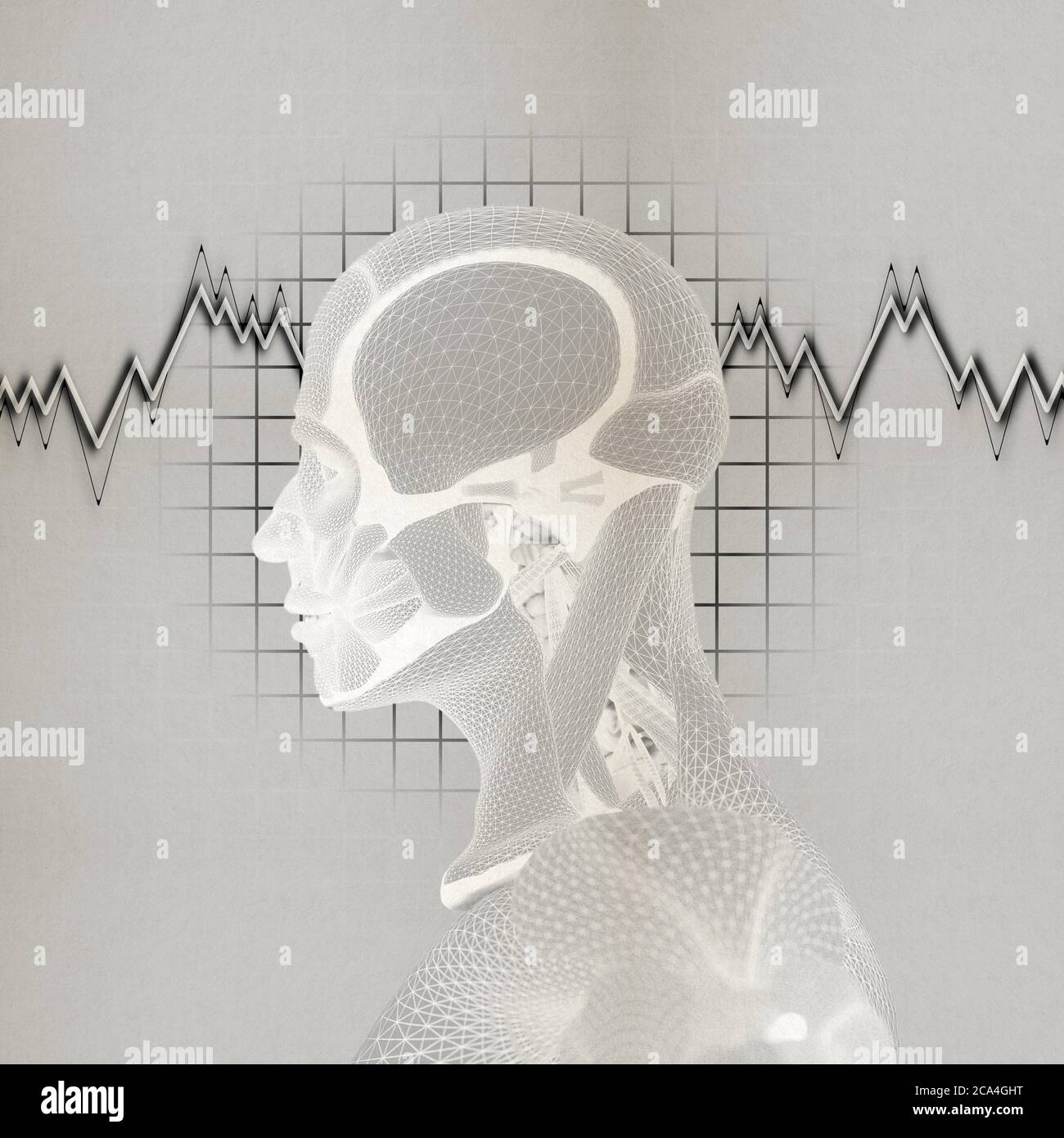 Human concept illustration, head, anatomy, thought Stock Photo - Alamy