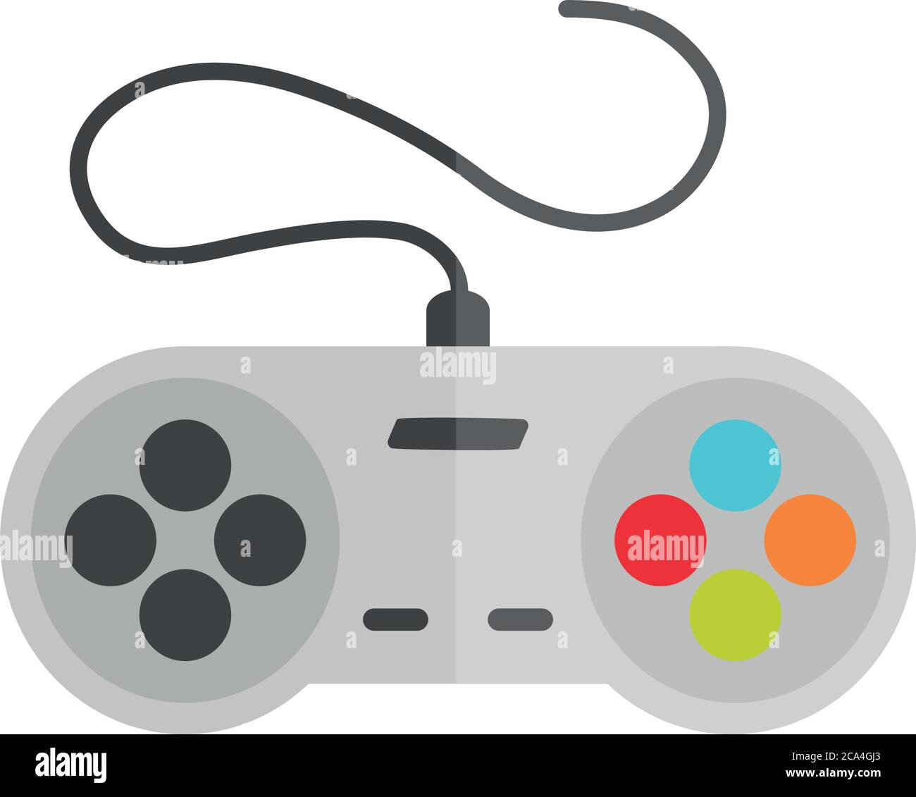 cartoon control video game toy object for small children to play, flat ...