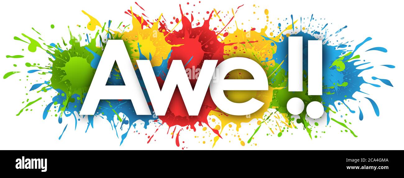 Awe in splash’s background Stock Photo - Alamy