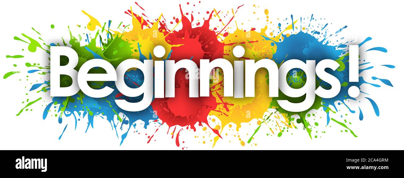 Beginnings in splash’s background Stock Photo - Alamy