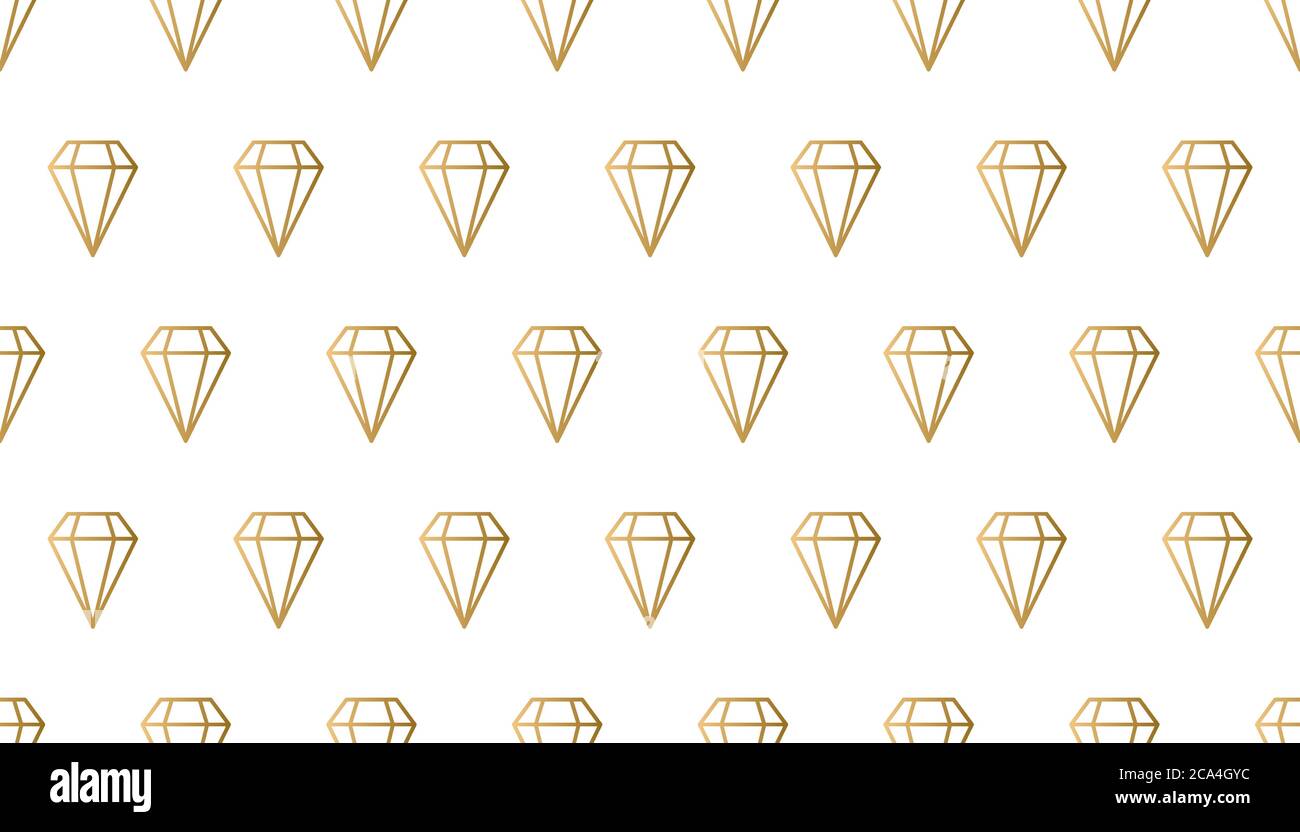 Gold diamond repeat pattern Cut Out Stock Images & Pictures - Alamy
