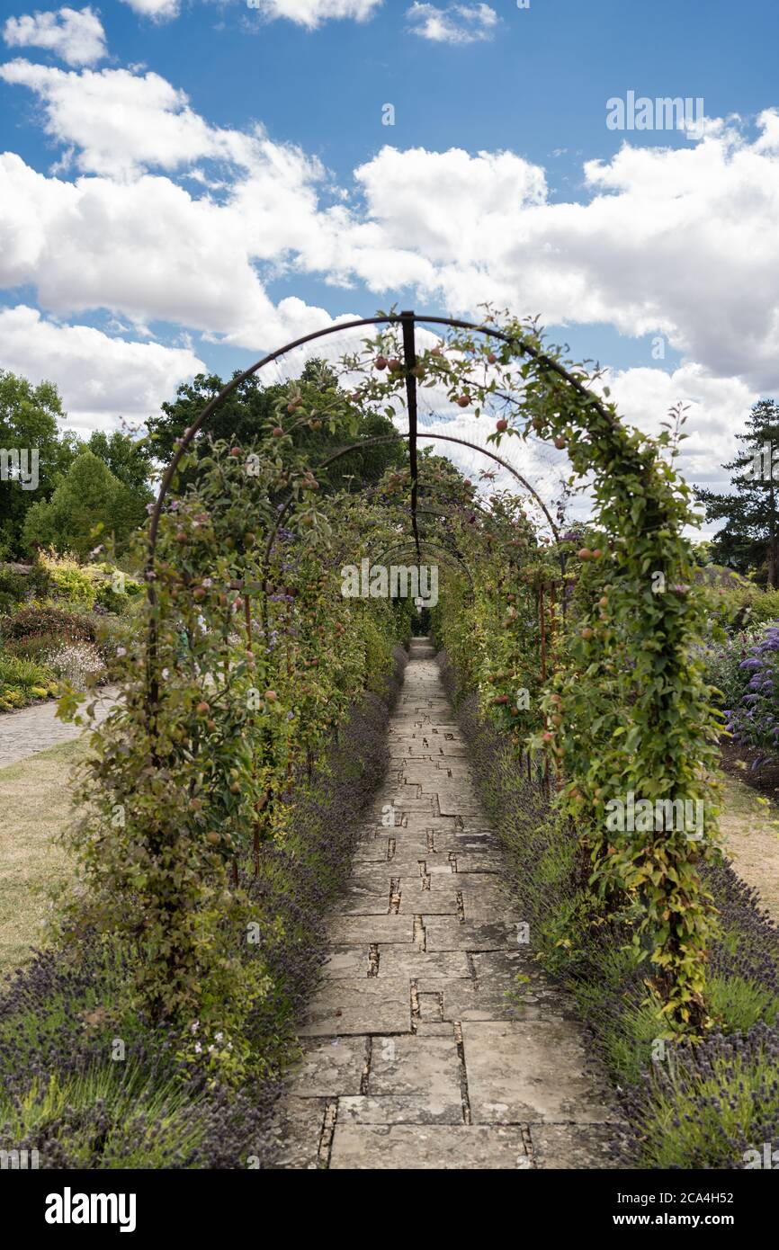 The farm and gardens of Leckford estate owned by Waitrose Stock Photo ...