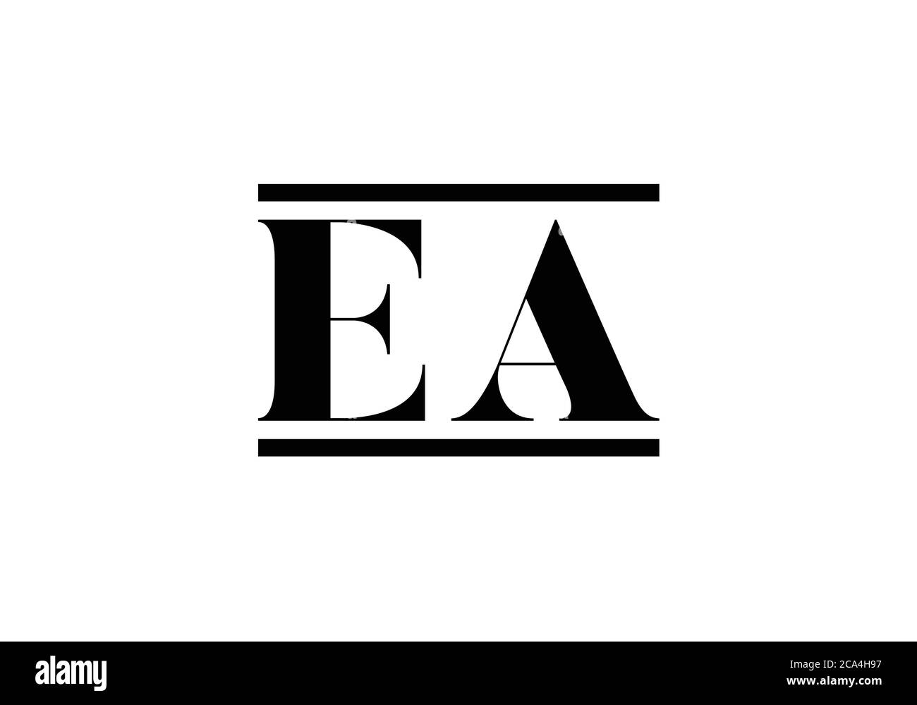 E A Initial Letter Logo design, Graphic Alphabet Symbol for Corporate ...