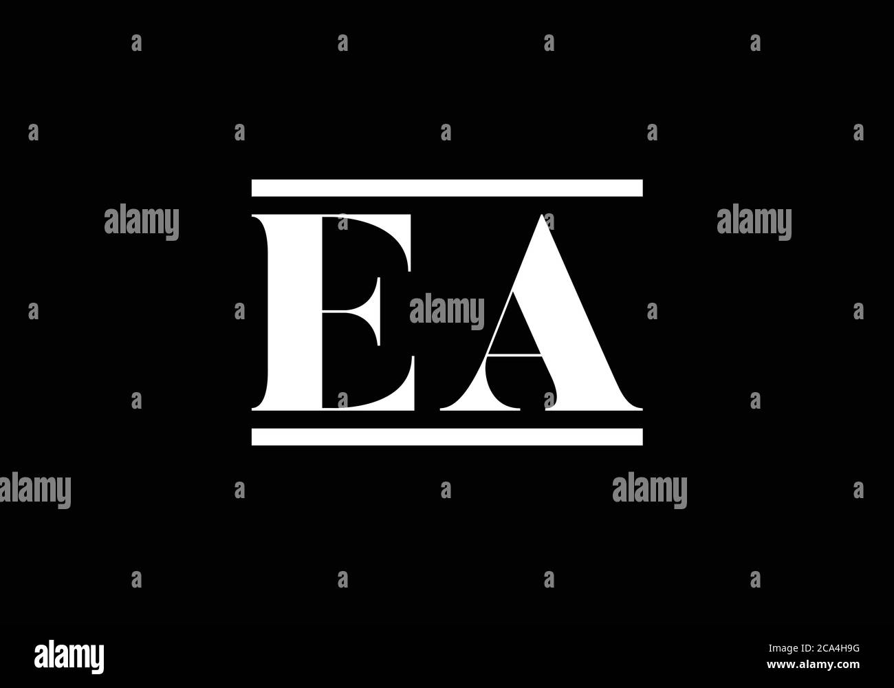 E A Initial Letter Logo design, Graphic Alphabet Symbol for Corporate ...