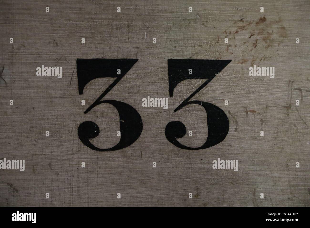 House number 33 located in Ile-de-Re, France Stock Photo - Alamy