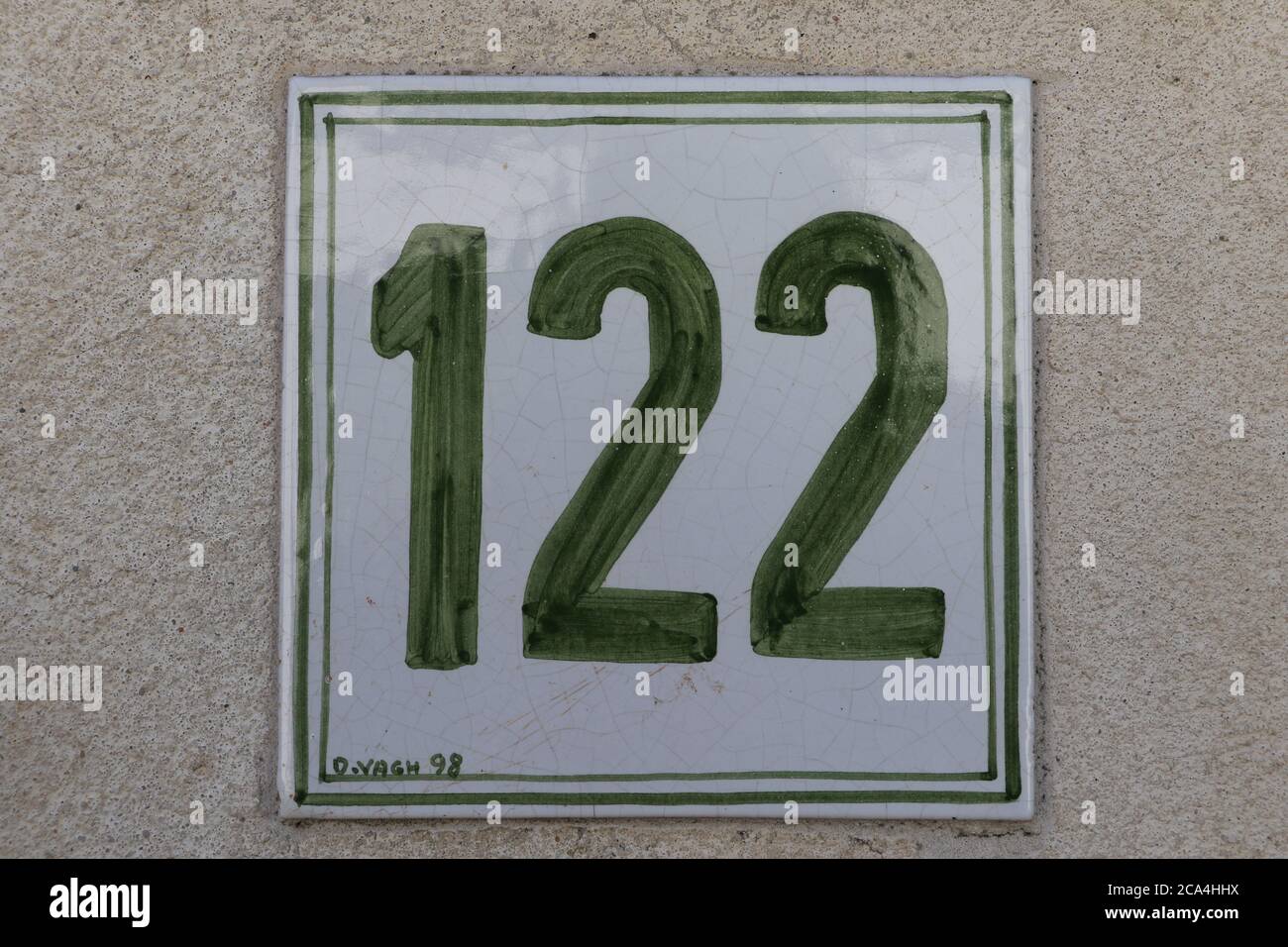 House number 122 in Ile-de-Re, France Stock Photo - Alamy