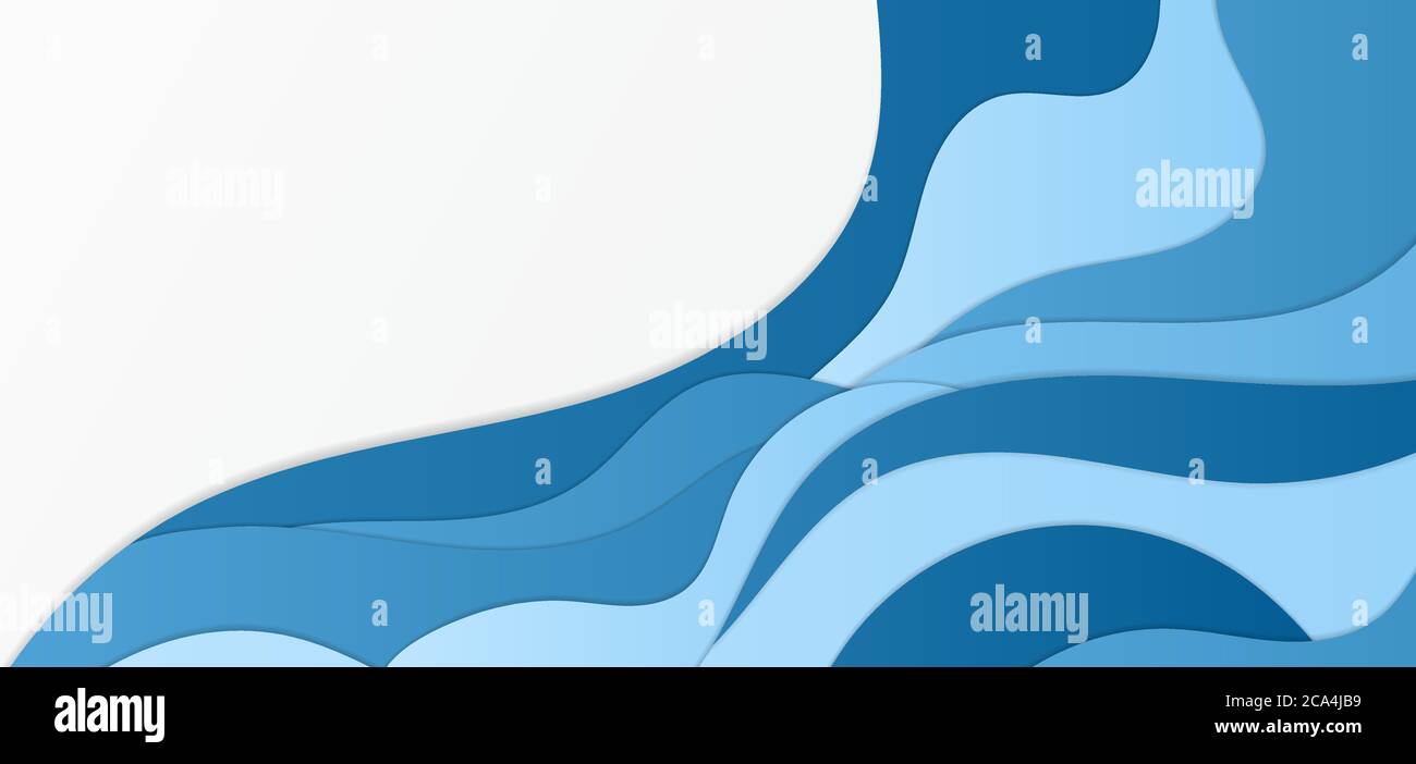 Fluid curve shape design water concept abstract background. vector ...