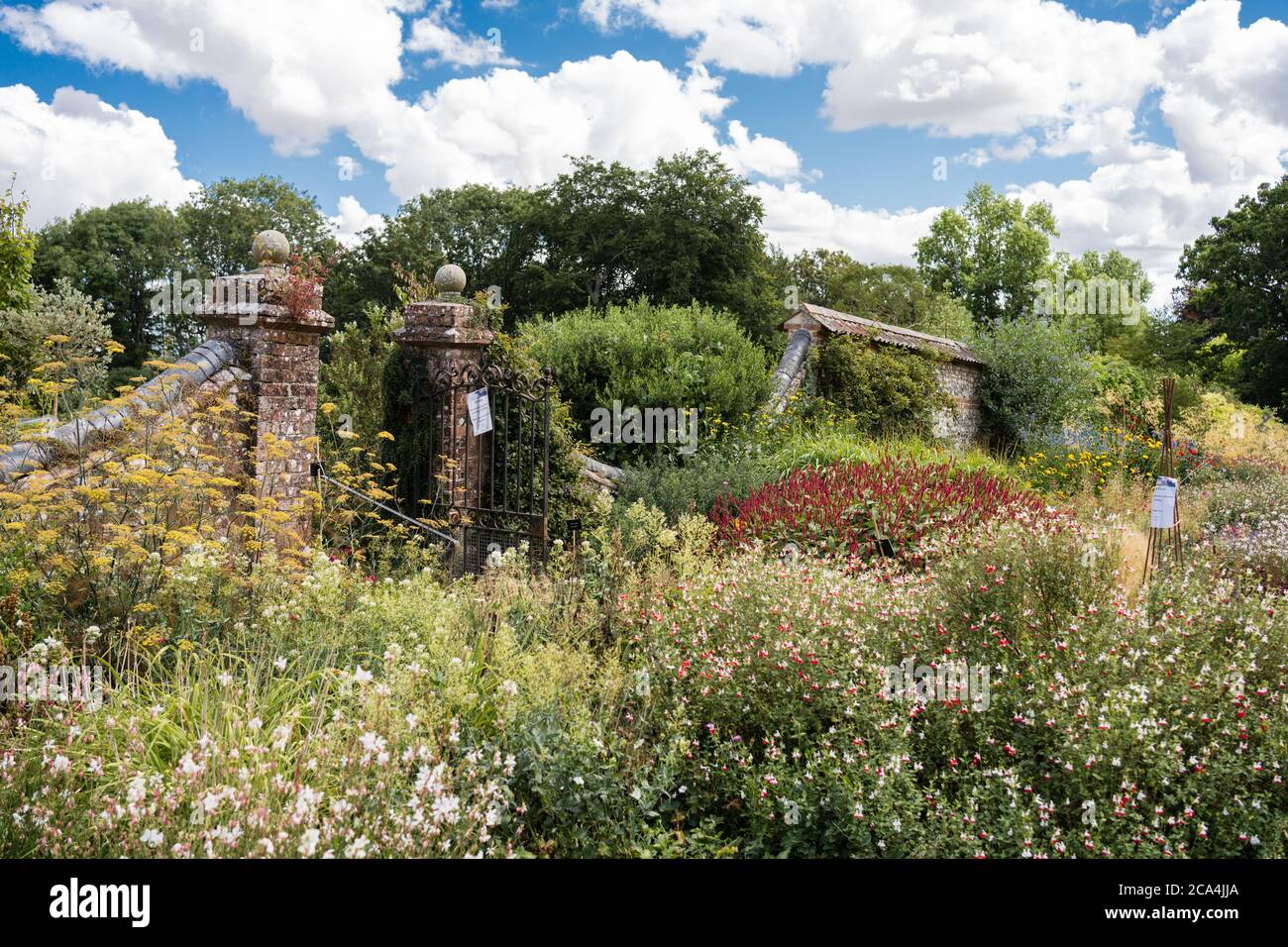 The farm and gardens of Leckford estate owned by Waitrose Stock Photo ...