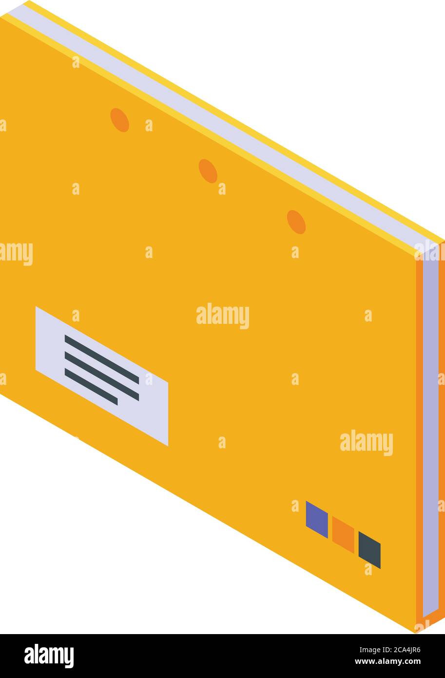 Storage document steel map icon, isometric style Stock Vector Image ...