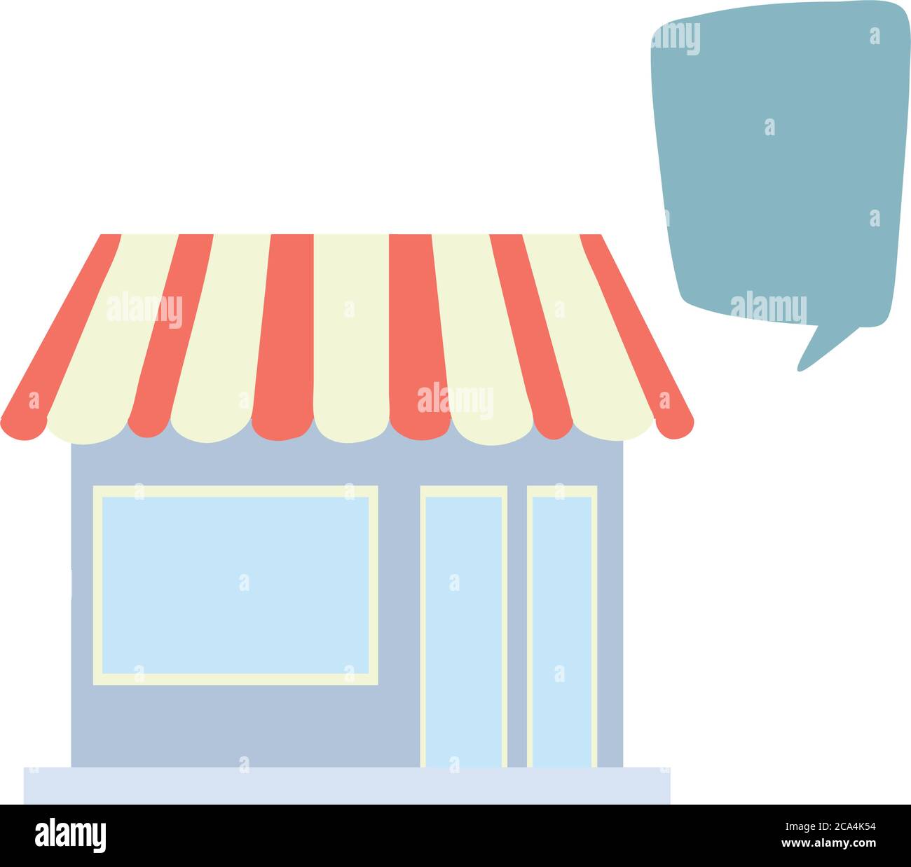 Local business cartoon on white background vector illustration design ...