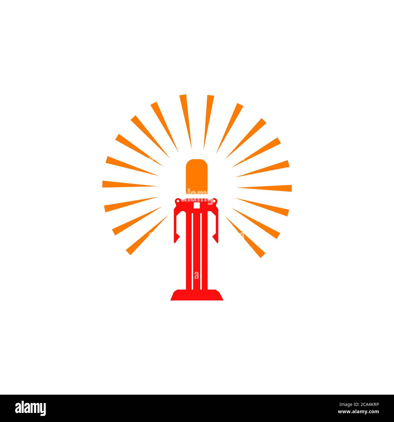 Beacon Logo Sign Symbol. Isolated On A White Background. Vector Icon ...