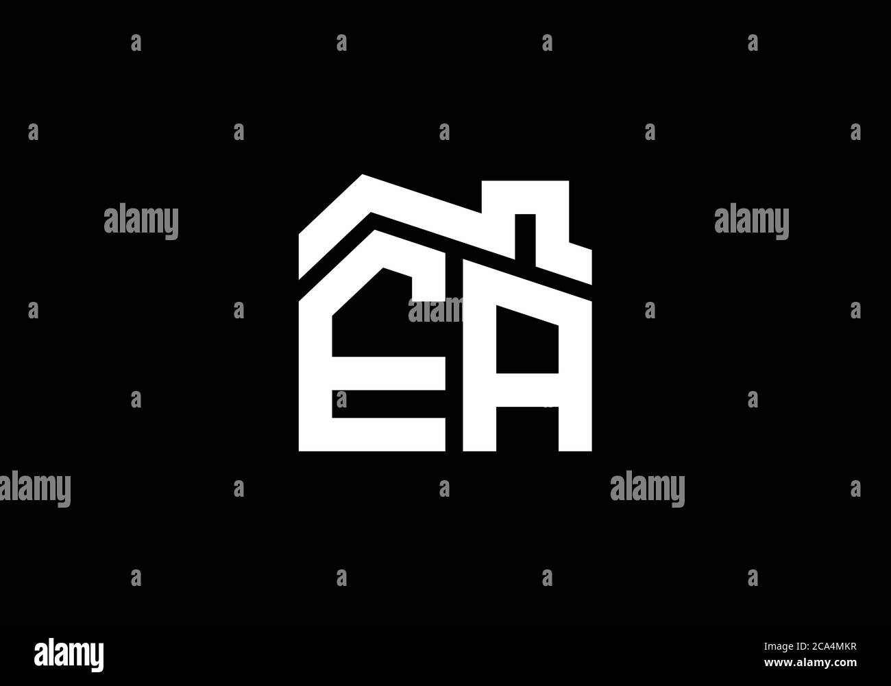 E A Initial Letter Logo design, Graphic Alphabet Symbol for Corporate ...