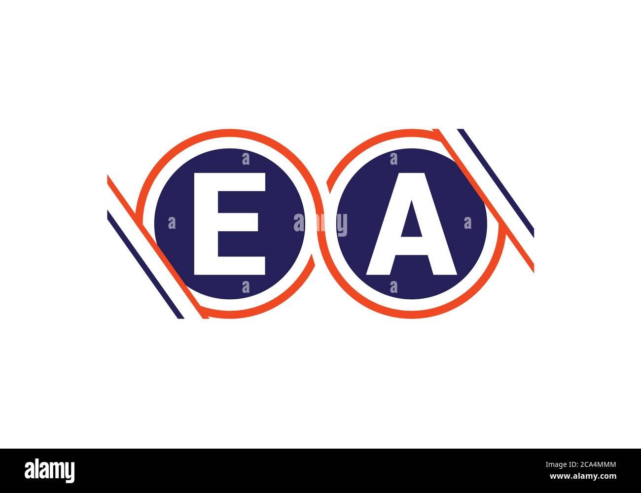 E A Initial Letter Logo design, Graphic Alphabet Symbol for Corporate ...