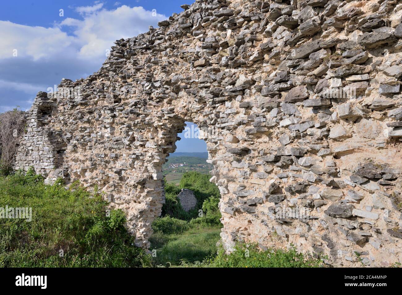 CETINGRAD CASTLE IN CROATIA BUILT AGAINST THE TURKS Stock Photo - Alamy