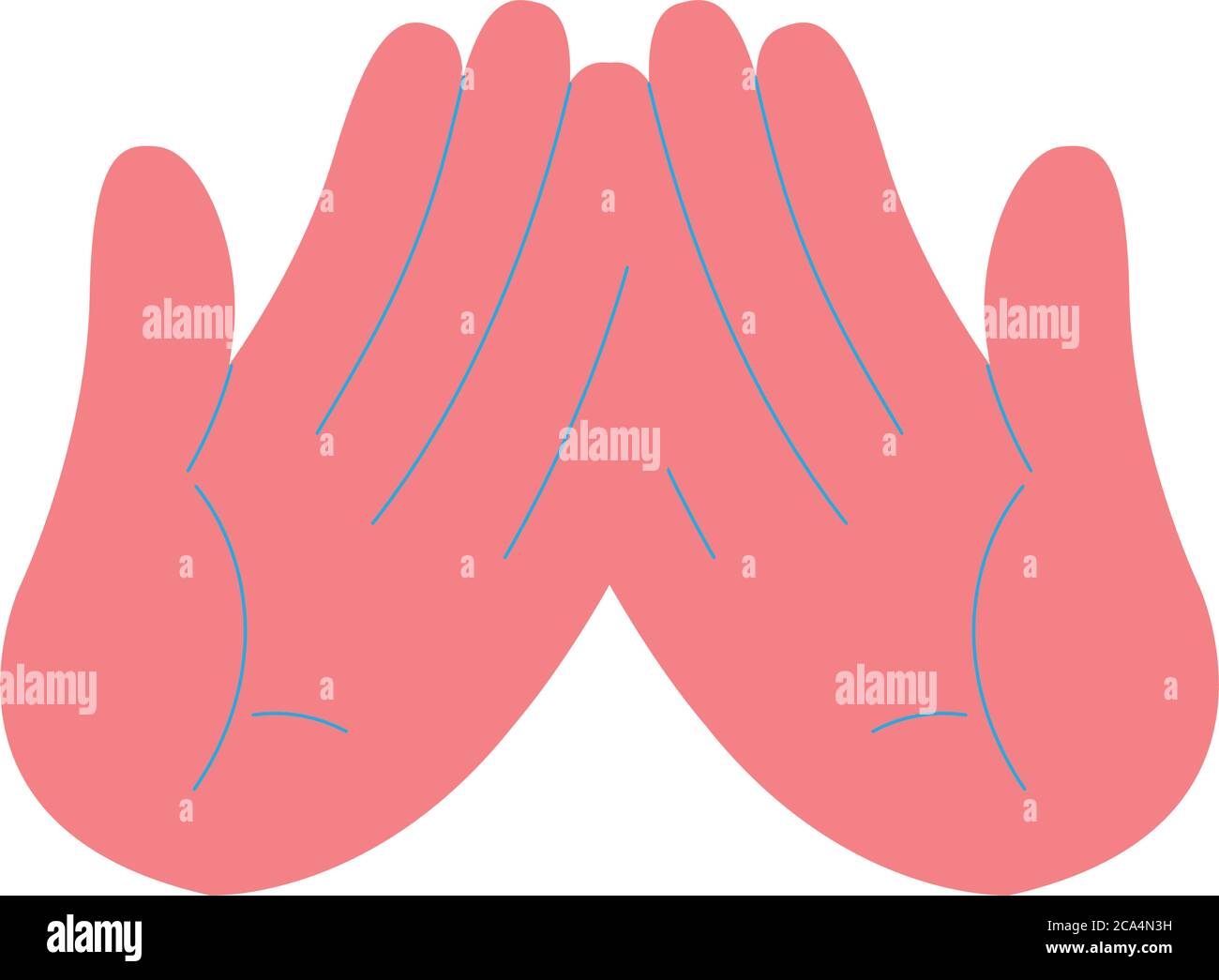 Sign with open hands design of People arm finger person learn ...