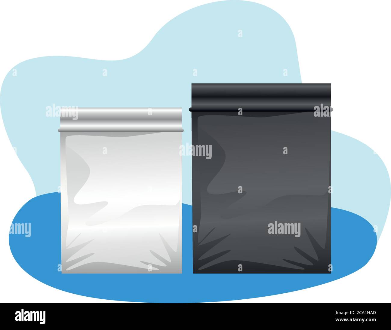 set packing bags products icons vector illustration design Stock Vector ...