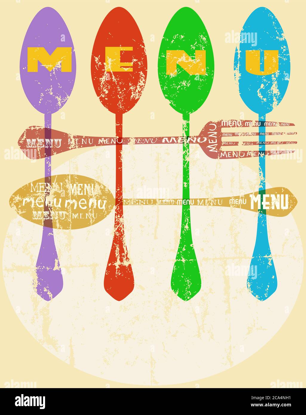 restaurant menu design,free copy space, vector Stock Vector Image & Art ...