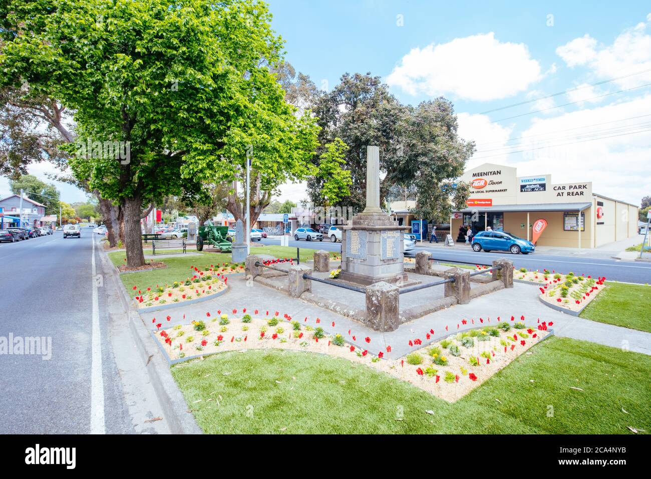 The Town of Meeniyan in Victoria Australia Stock Photo - Alamy