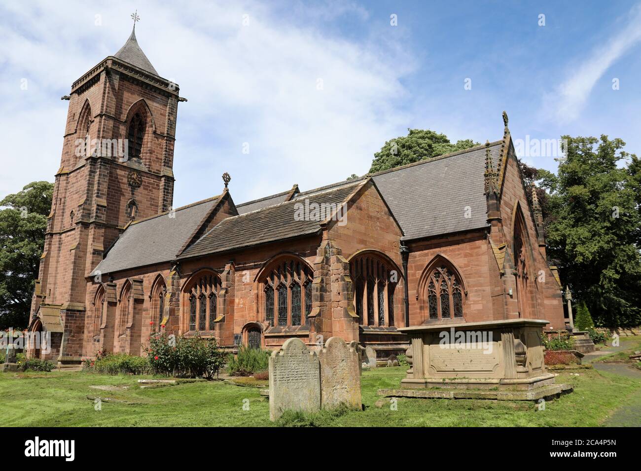 Cheshire sandstone church hi-res stock photography and images - Alamy