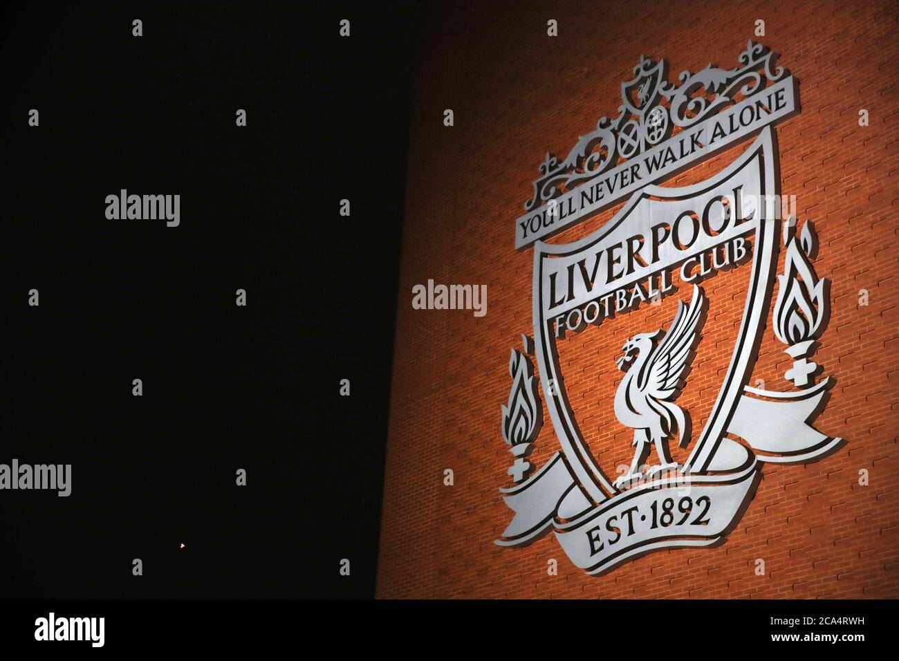 Liverpool crest anfield hi-res stock photography and images - Alamy