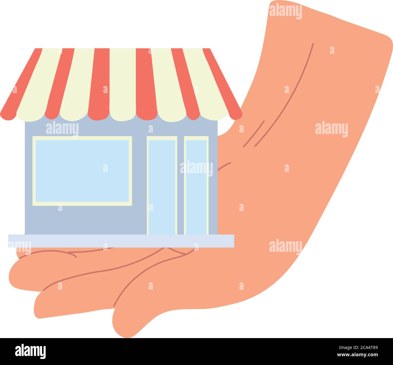 support local businesses and their sales vector illustration design ...