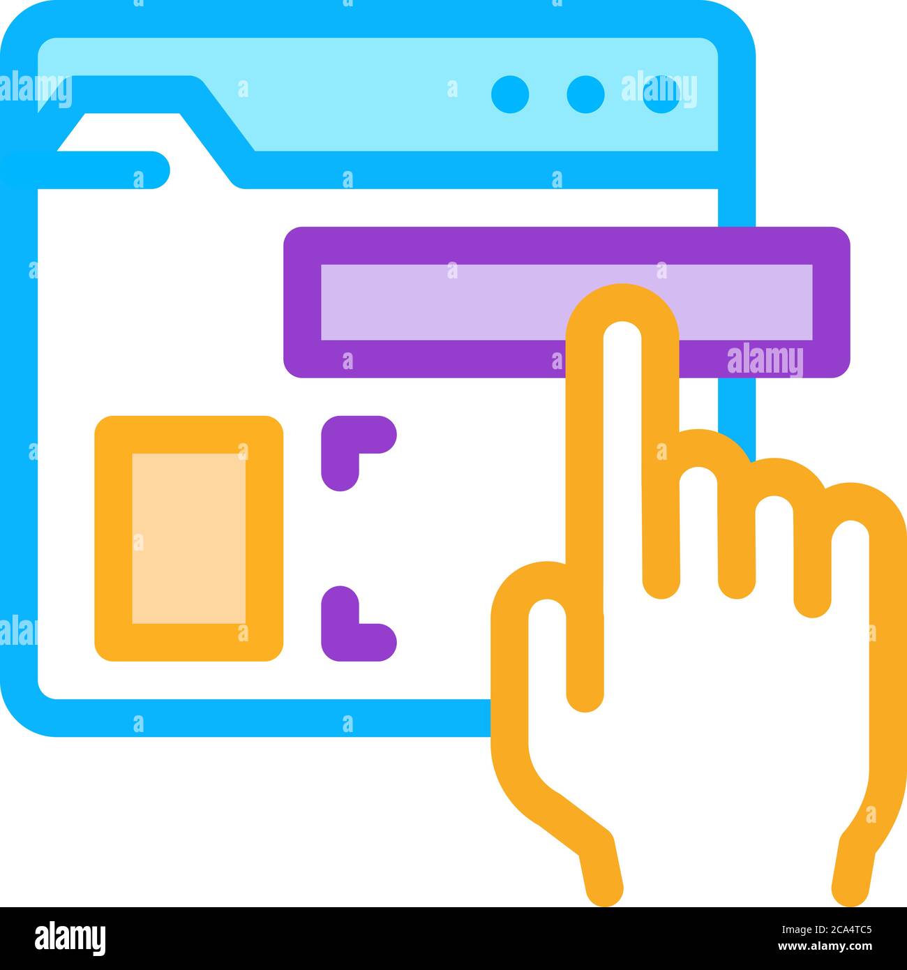 Dragging icon hi-res stock photography and images - Alamy