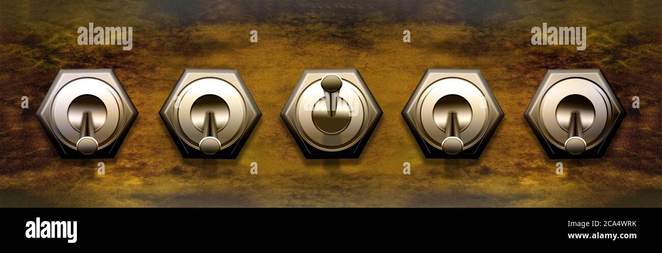 Close up on off switch hi-res stock photography and images - Alamy